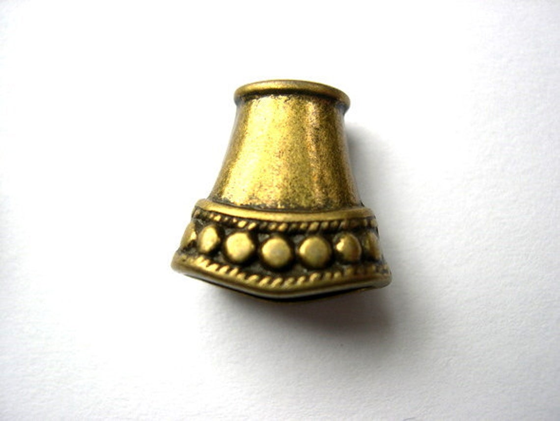 4 Antique Bronze Bead Caps 15.5mmx15.5mm - Etsy
