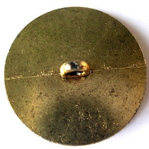 6 Buttons Flower Ornament Vintage Metal Orange on Gold - Etsy