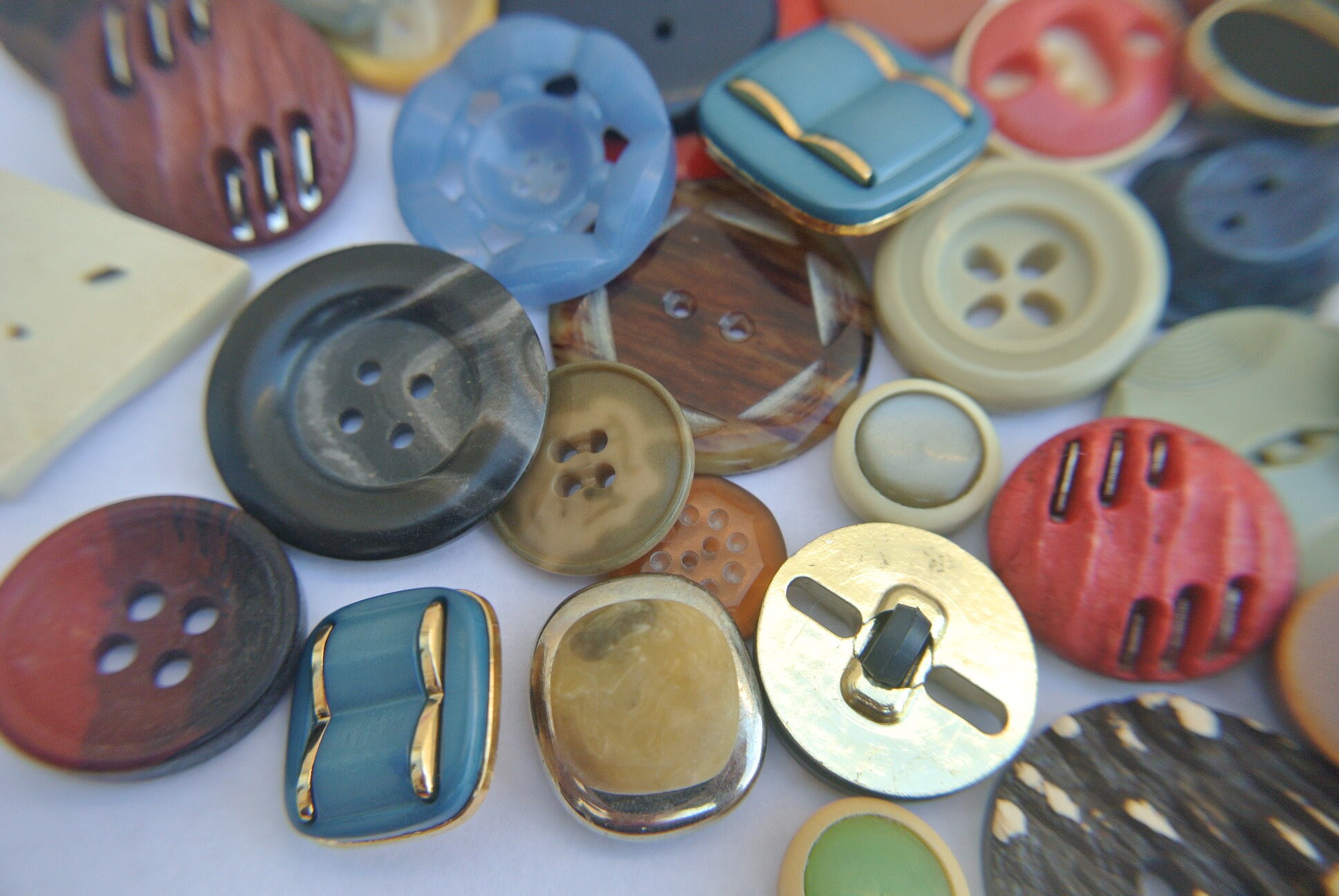 55 Antique and Vintage Plastic Buttons, Unique Rare Buttons - Etsy