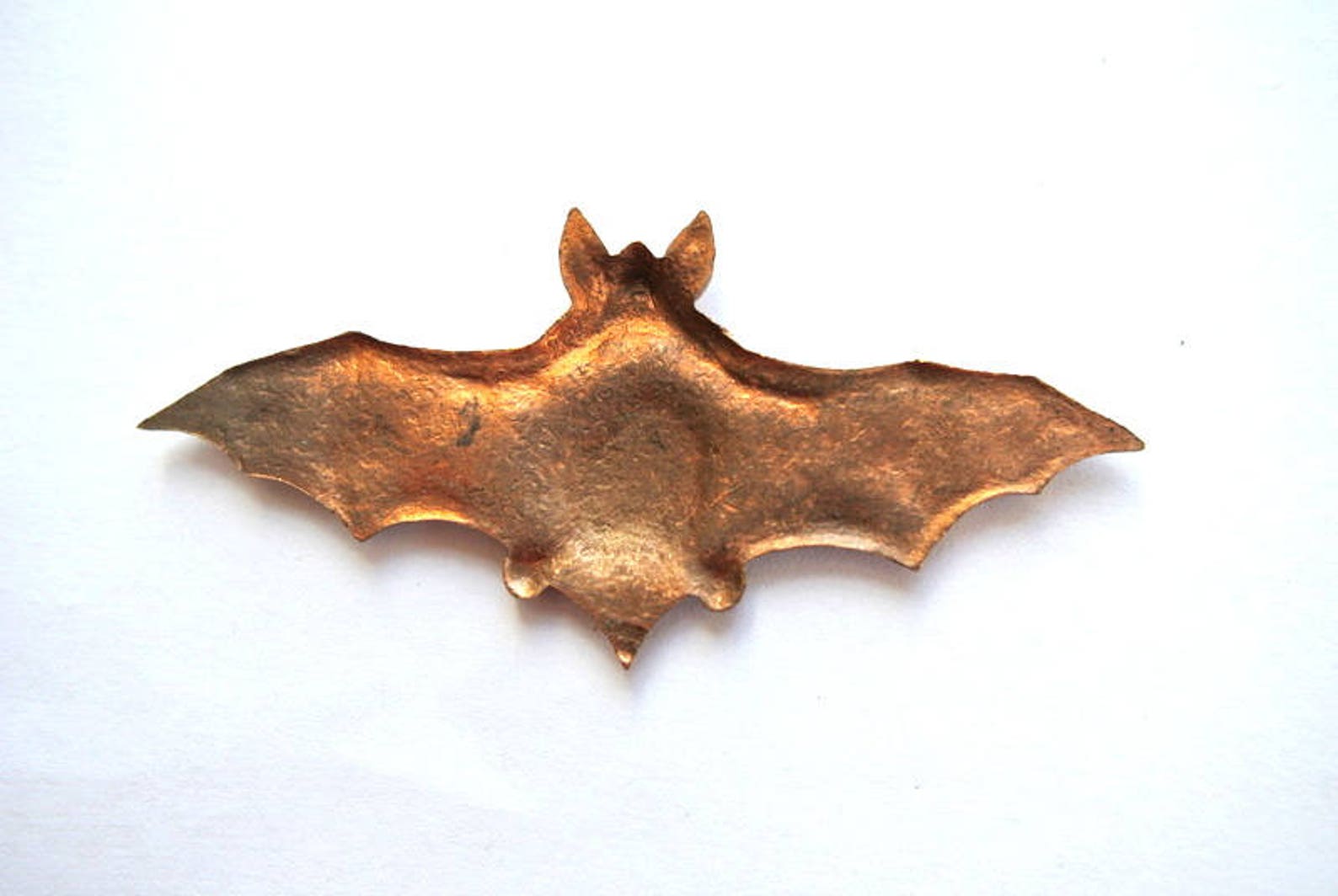 A Bat-vintage Copper Metal Stamping 67mmx24mm RARE - Etsy