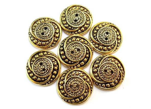 6 Vintage Plastic Buttons Flower Design Great for Button | Etsy