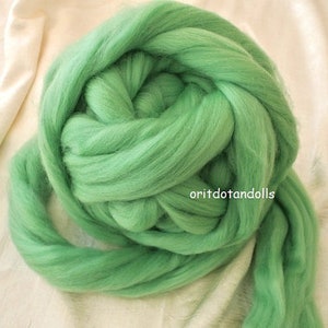 Merino Wool Roving, Green Wool High Quality 28 Micron Made in Italy ...