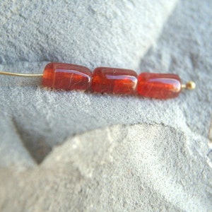 20 Czech Glass Beads, Red Shade 11mmx6mm Czech Beads - Etsy