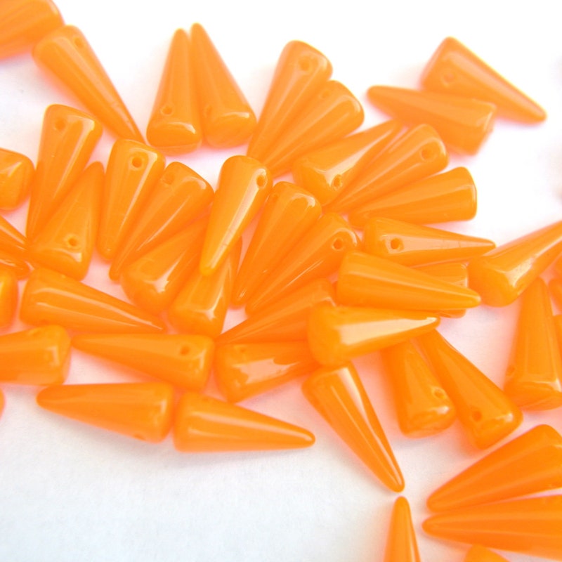 Glass Cone Beads - Etsy