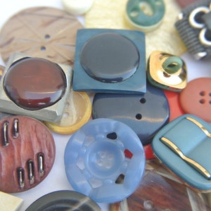 55 Antique and Vintage Plastic Buttons, Unique Rare Buttons - Etsy