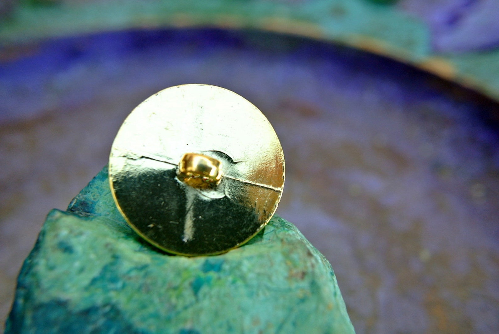 6 Vintage Buttons Unusual Shape Antique Bronze Color Shank - Etsy
