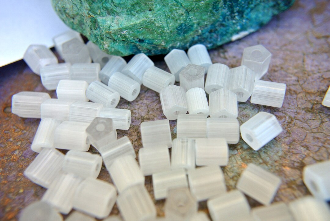 50 Vintage Czech Glass ATLAS Beads: Mixed Sizes, 8mm - Etsy