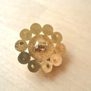 6 Vintage Flowers Buttons Gold Color 30mm-select Amount - Etsy