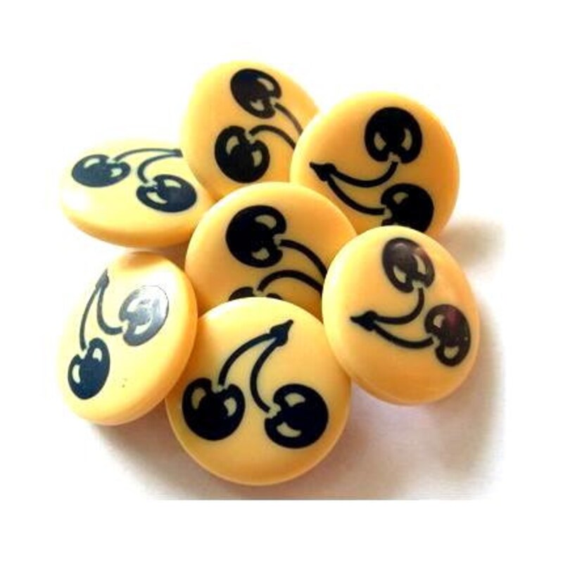 Cherry Buttons - Etsy