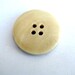 6 Wood Buttons Natural Wood Color Flowers on Black 30mm - Etsy