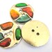 6 Buttons, Vintage, Metal Trim Buttons , Great for Button Jewelry, 20mm ...