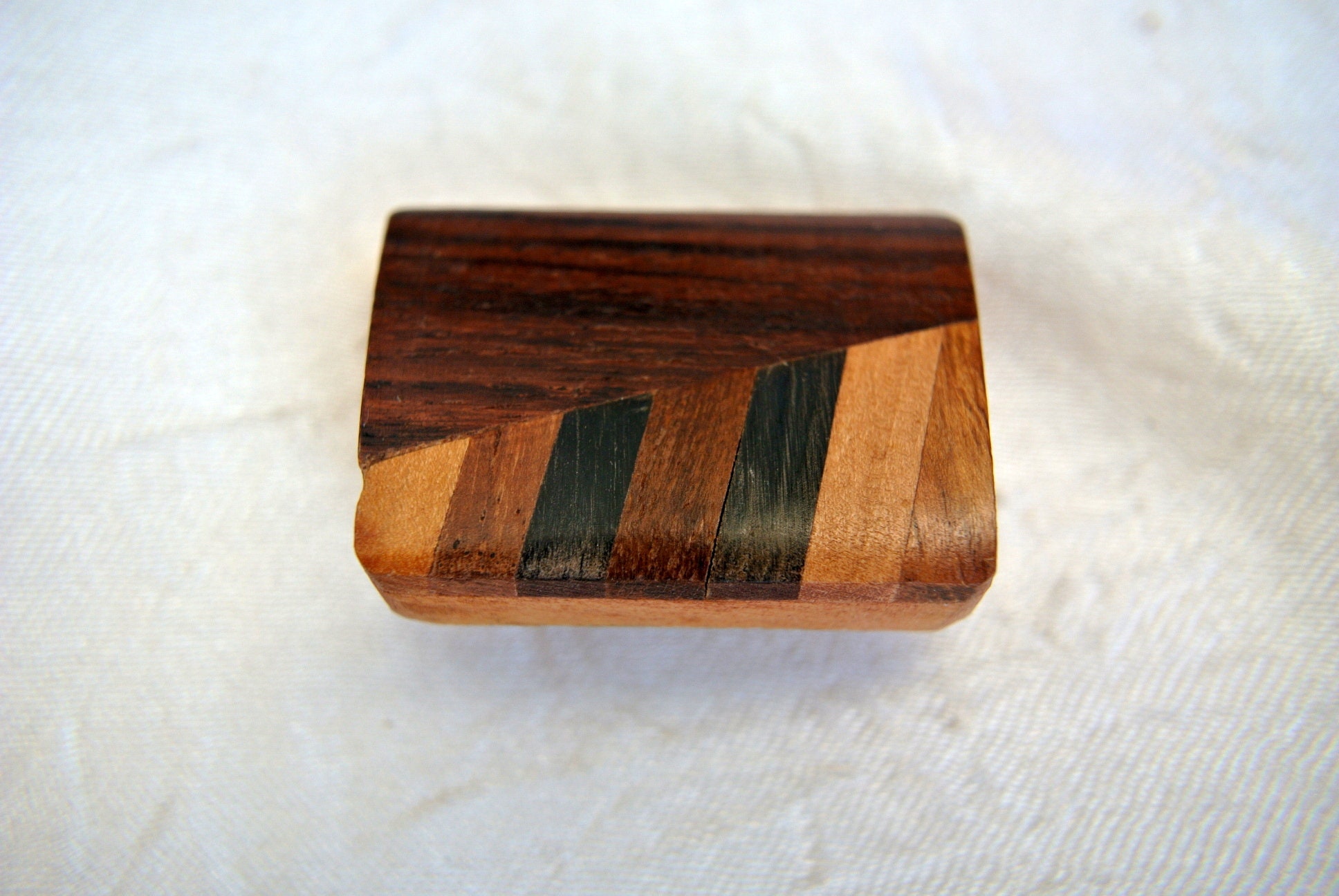 6 Vintage Wood Buttons Rectangle Shank Buttons 30mmx22mm VERY | Etsy