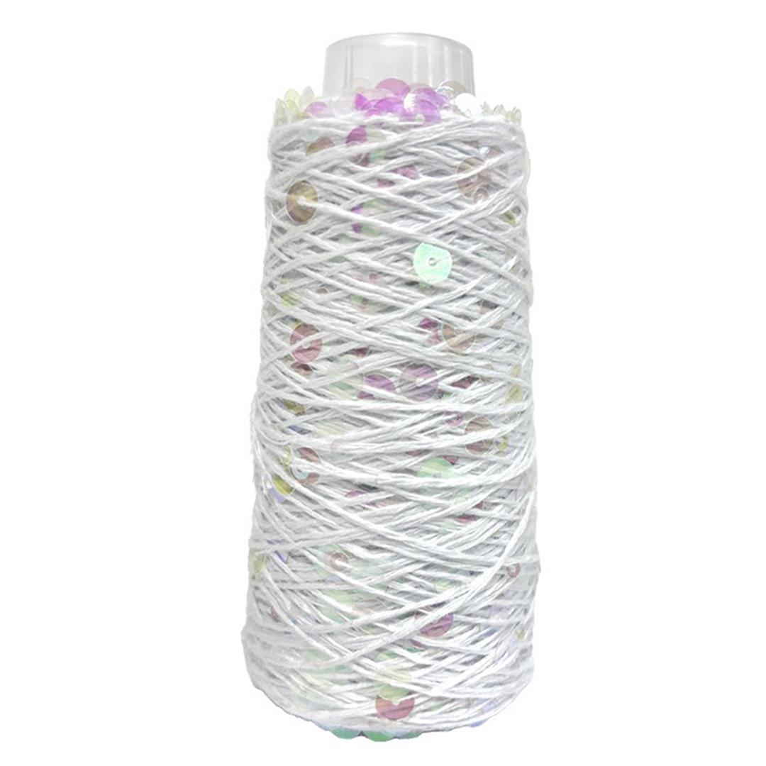 Cotton Sequin Yarn - Hand-knitting Yarn With Mixed-size Sequins (for ...