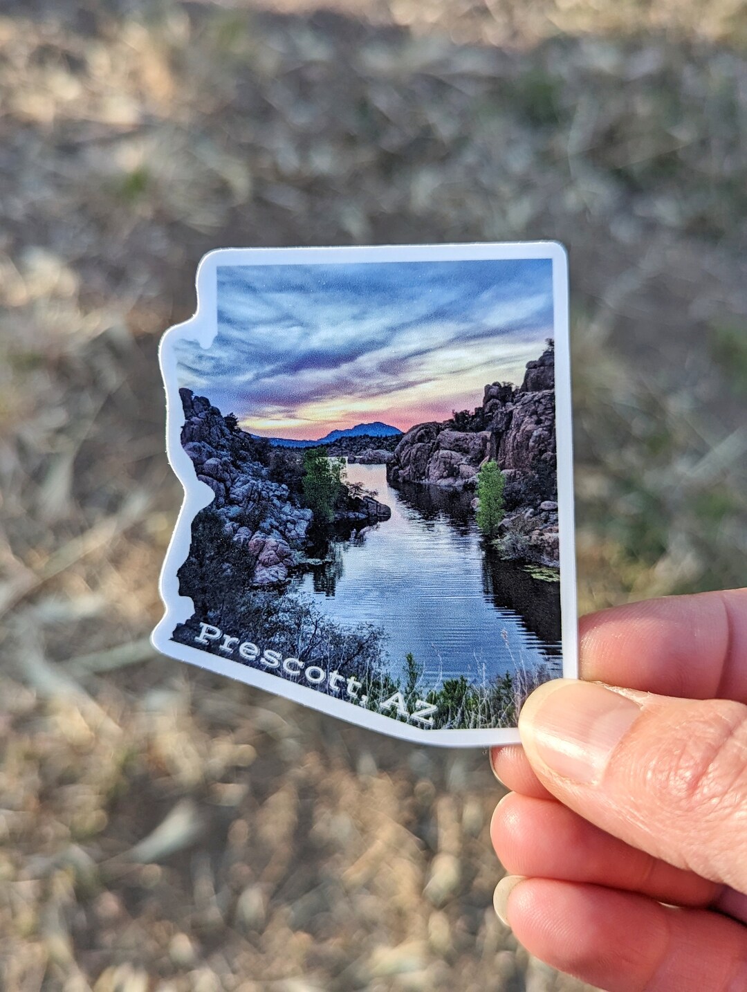 Prescott Arizona Sticker Weatherproof Vinyl AZ Gift Waterproof Car ...