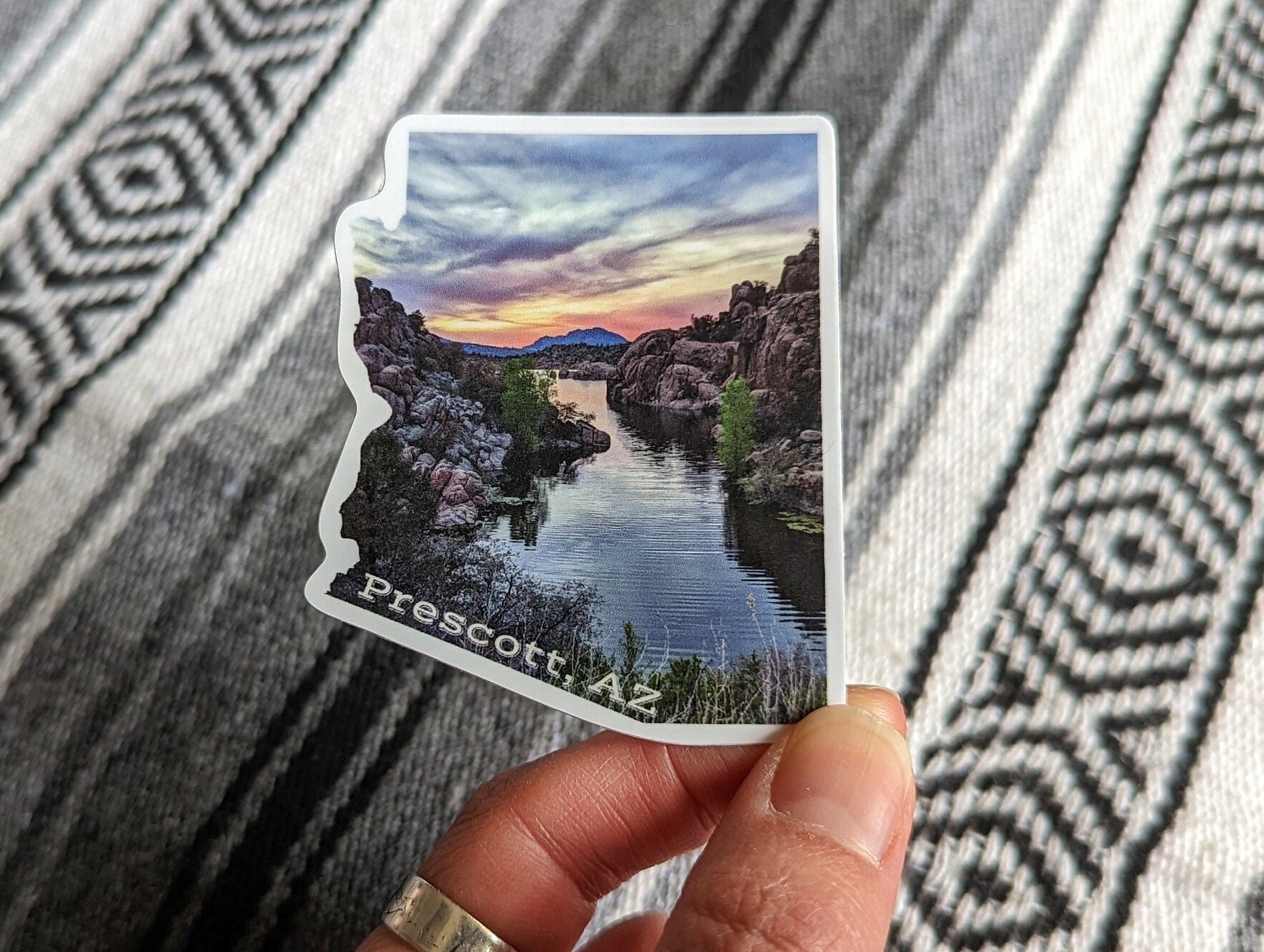 Prescott Arizona Sticker Weatherproof Vinyl AZ Gift Waterproof Car ...