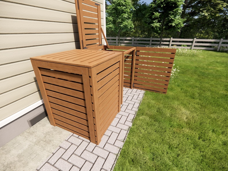 Garbage Can Storage Outdoor Garbage Bin Storage Wheelie Bin Storage Diy ...