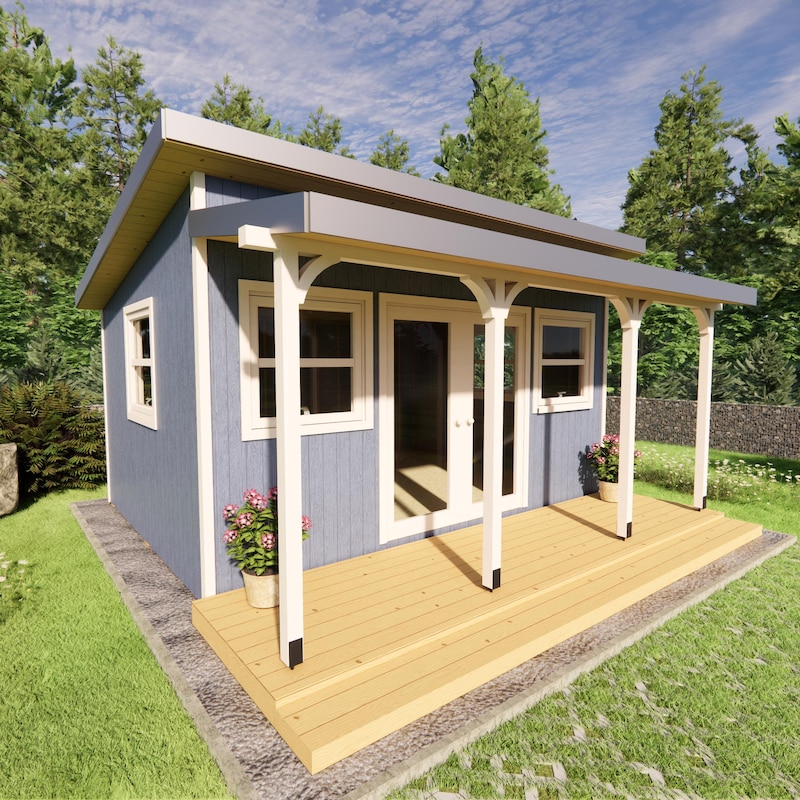 12 X 16 Tiny House Plans - Etsy