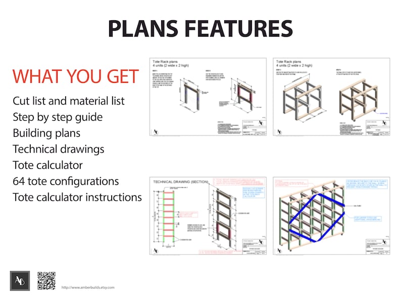 DIY 4x4 Tote Rack Planstote Storage Rack, DIY Plans, 27 Gallon Tote ...