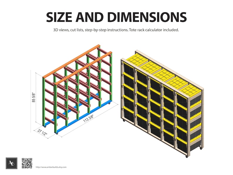 5x5 Tote Rack Plans Diy Storage Tote Plans 27 Gallon Tote Rack Plans ...
