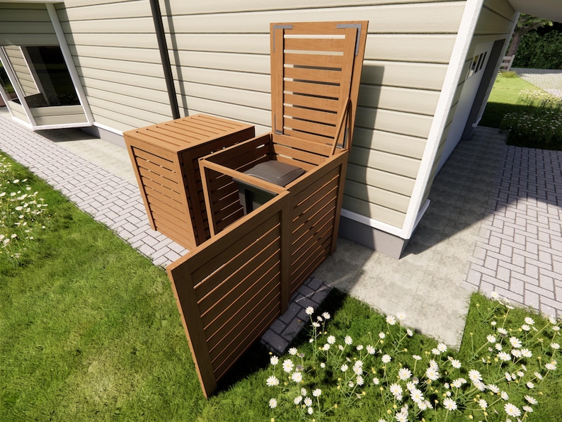 Garbage Can Storage Outdoor Garbage Bin Storage Wheelie Bin Storage Diy ...