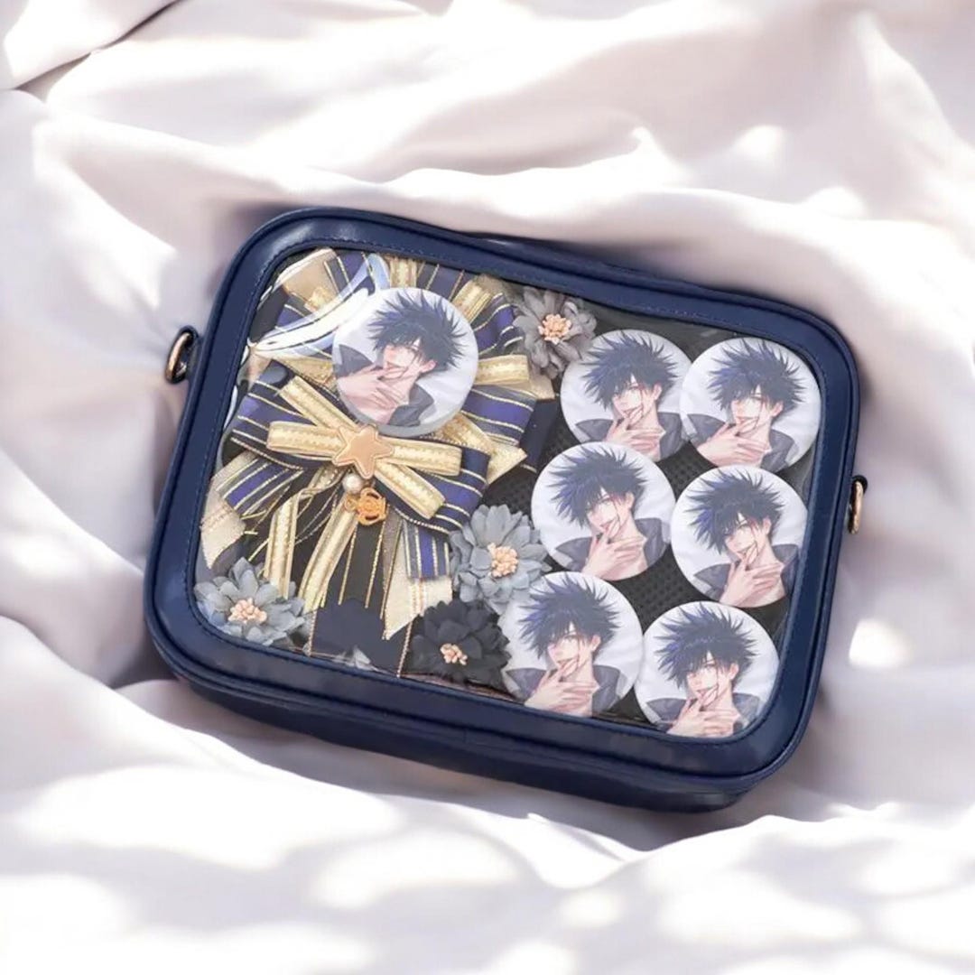 Stylish Ita Bag With Clear Window - Perfect Anime Pin Bag for ...