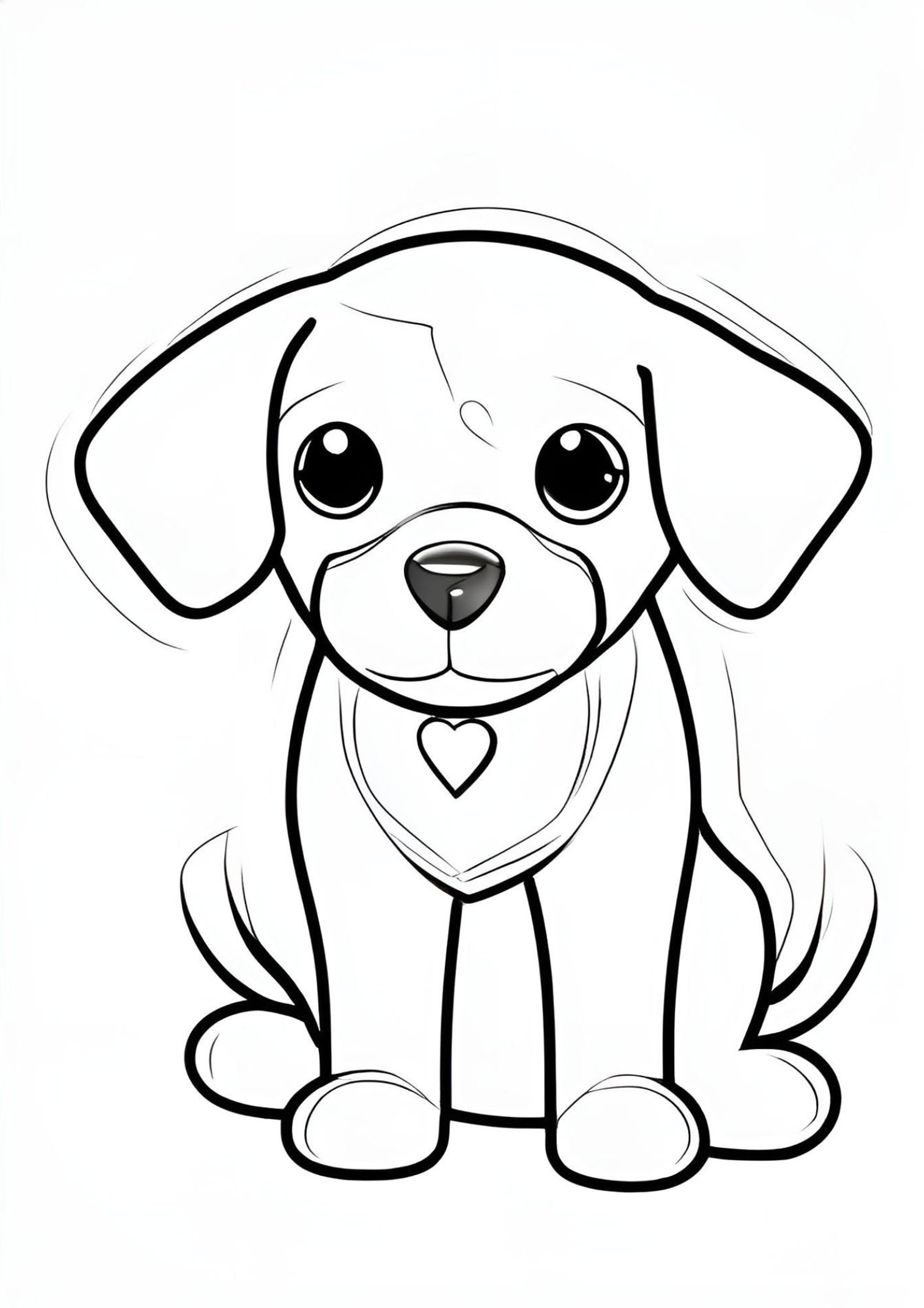 10x Printable Coloring Pages Dog Coloring Pages for Kids Coloring Pages ...