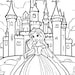 15x Printable Coloring Pages Princess and Castle Coloring Pages Kids ...