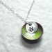 Tree Froggy Enameled Copper Disc Necklace - Etsy