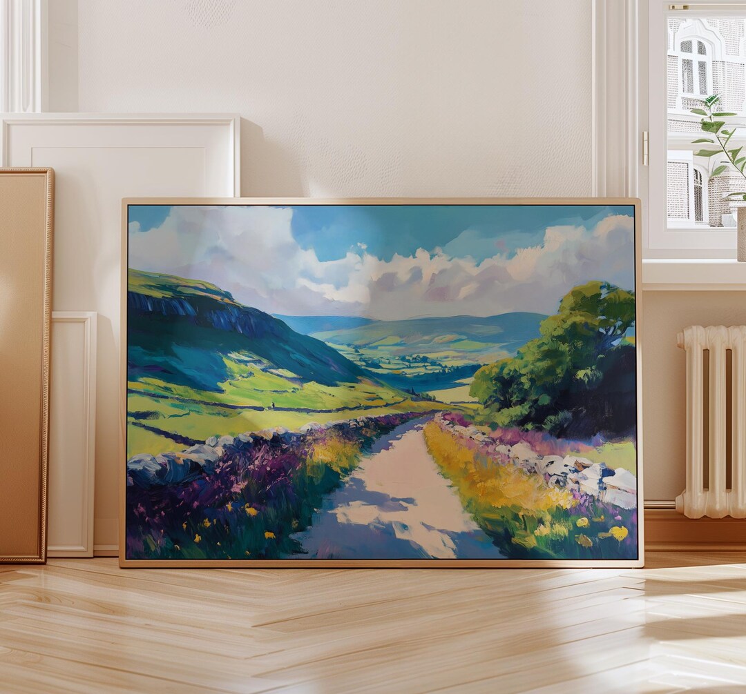 UK Landscape Print | Walking Path Wall Art | Printable Gallery Wall ...