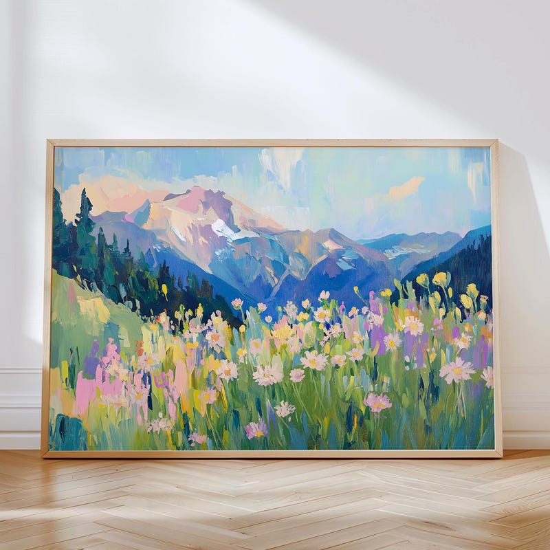 Alpine Painting - Etsy