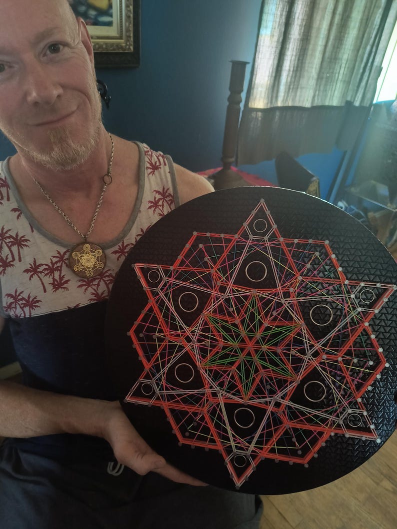 Mayan Sol UV String Art - Etsy