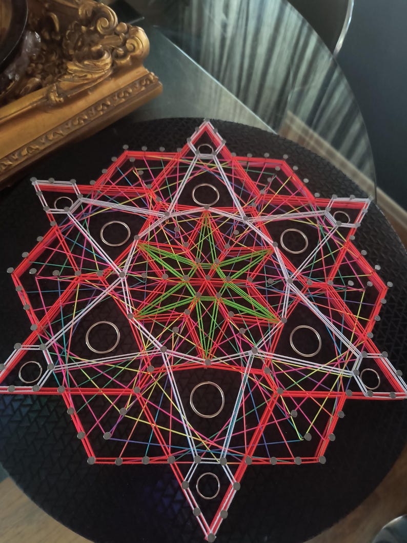 Mayan Sol UV String Art - Etsy