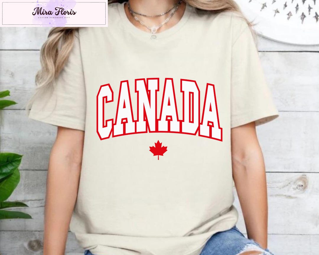 Canada Shirt, Canada Flag Shirt, Canadian Shirt, Canadian Girl, Canada ...