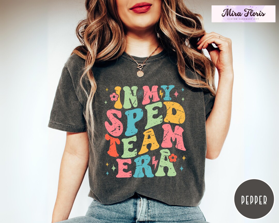 Comfort Colors® in My SPED Team Era T-shirt, Back to School Gift for ...