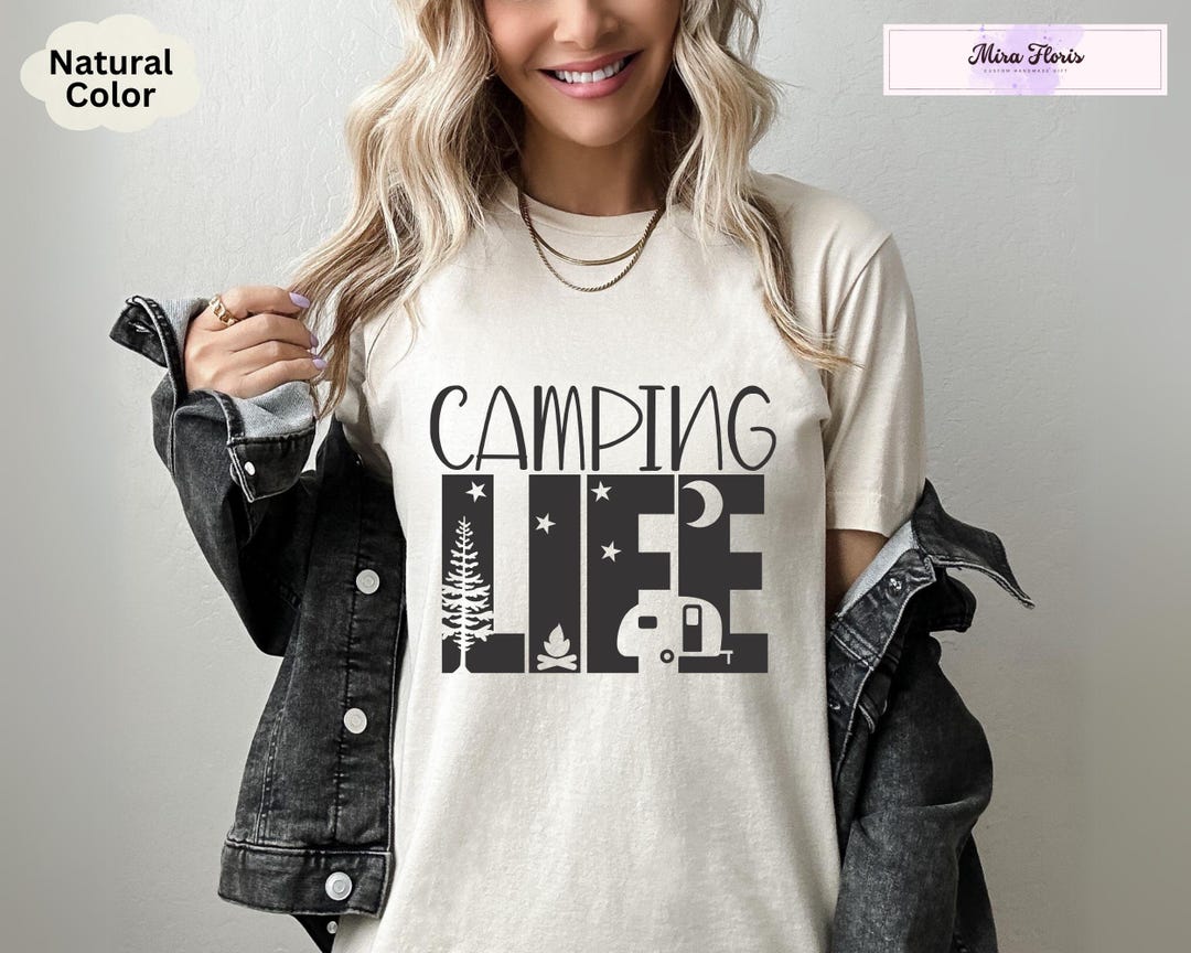 Camp Life Tshirt, Camping Life Shirts, Summer Camp Shirt, Vacation ...