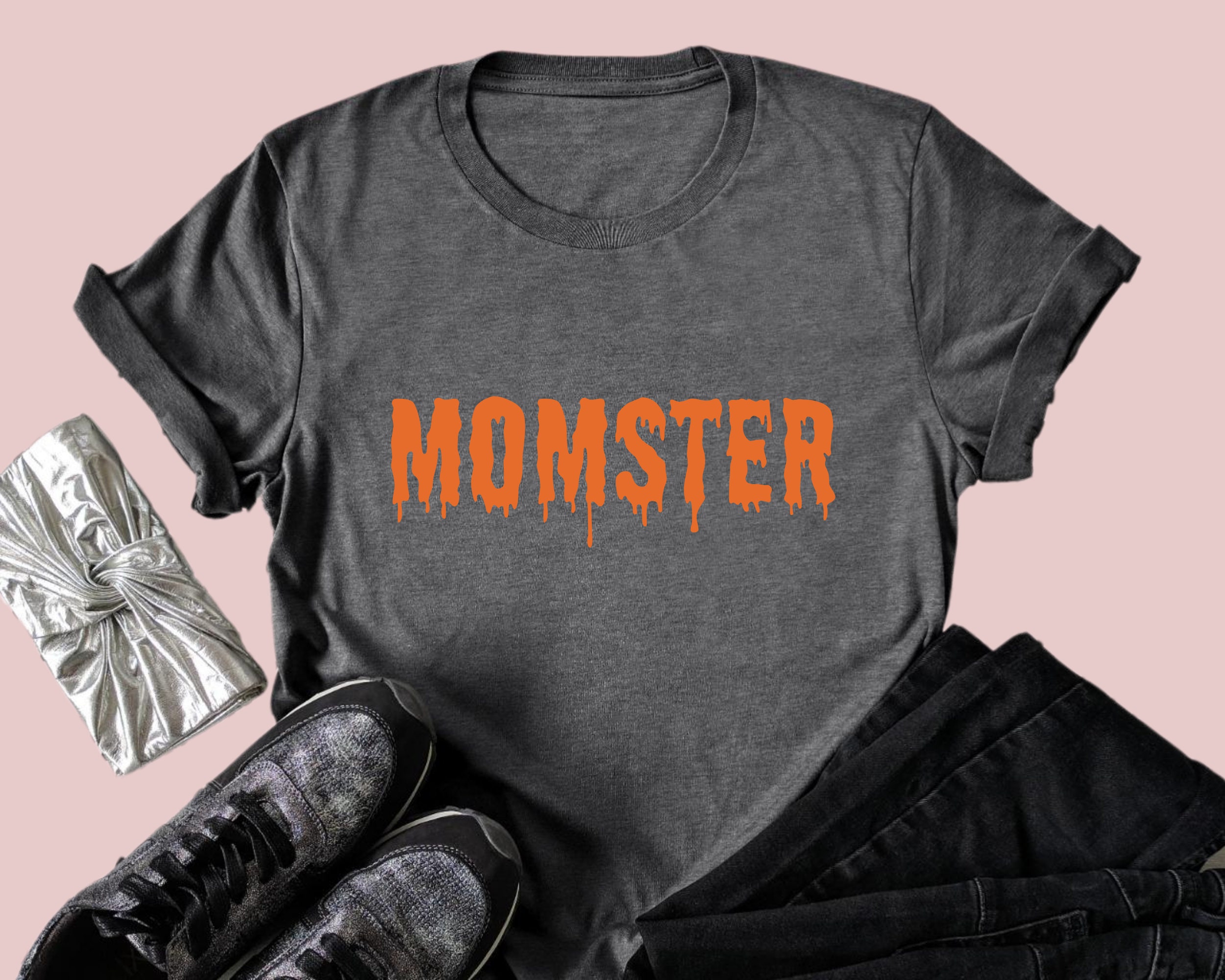 Momster Shirt, Halloween Shirt for Mom, Momster Tee, Funny Halloween ...