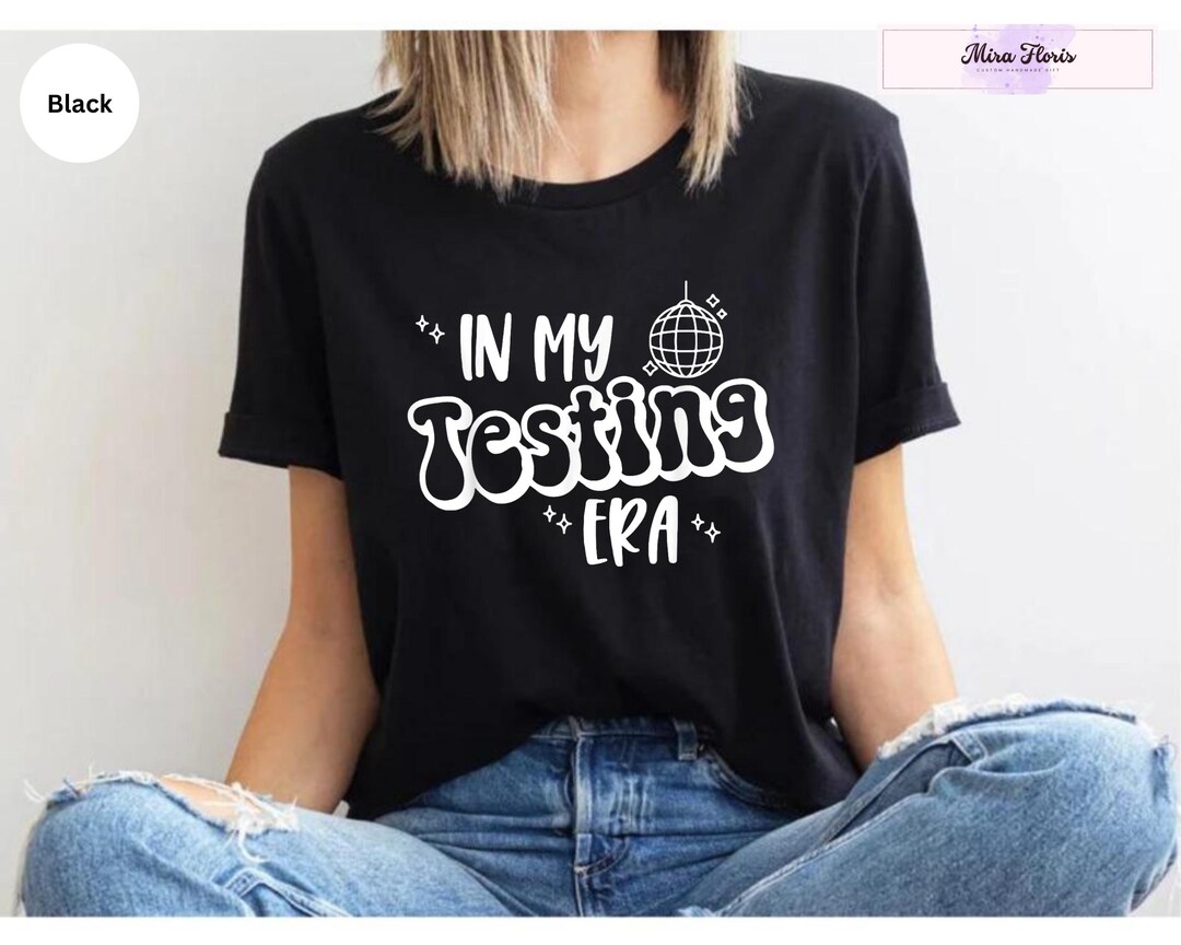 In My Testing Era Shirt, in My Era Shirt, Retro Teacher Shirt, Test Day ...