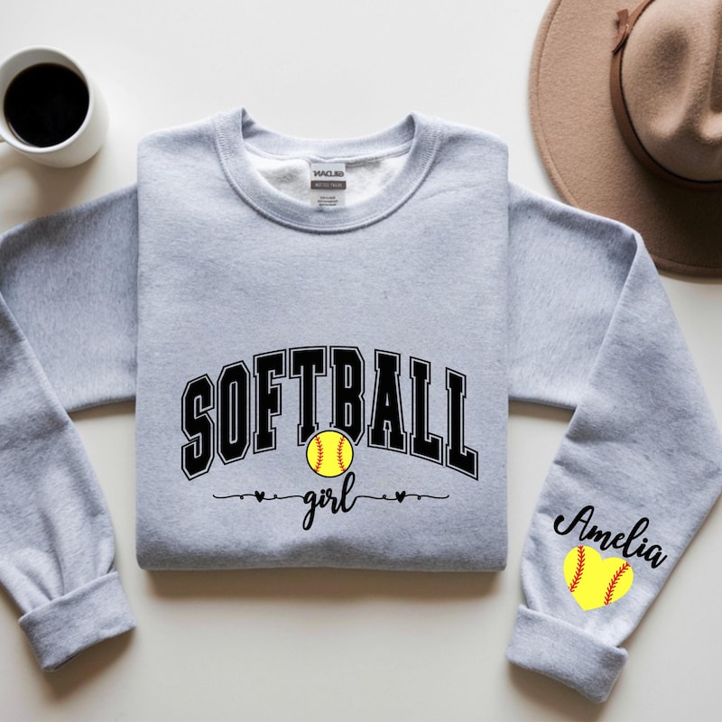 Softball Hoodie - Etsy