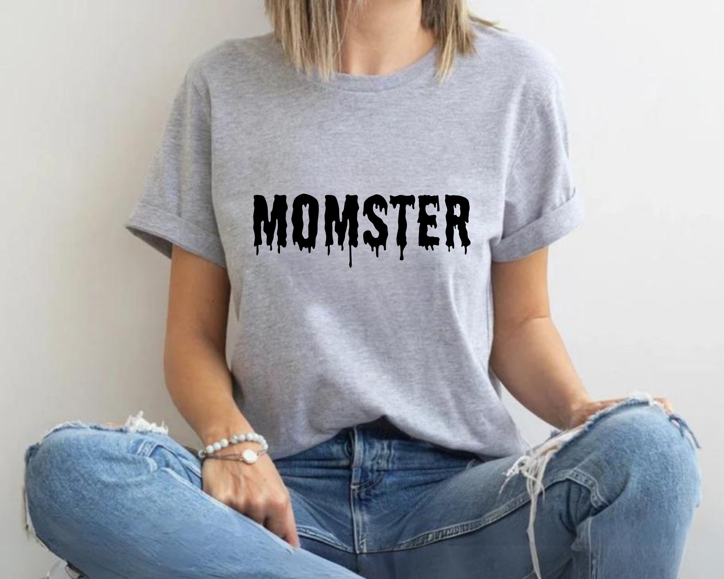 Momster Shirt, Halloween Shirt for Mom, Momster Tee, Funny Halloween ...