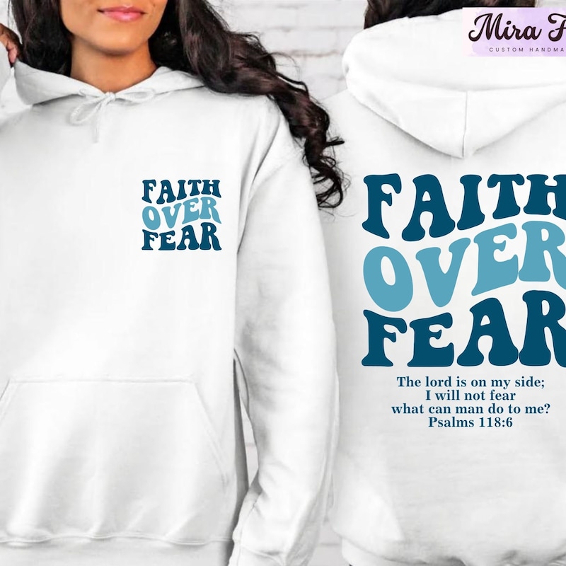 Faith Over Fear Hoodie - Etsy
