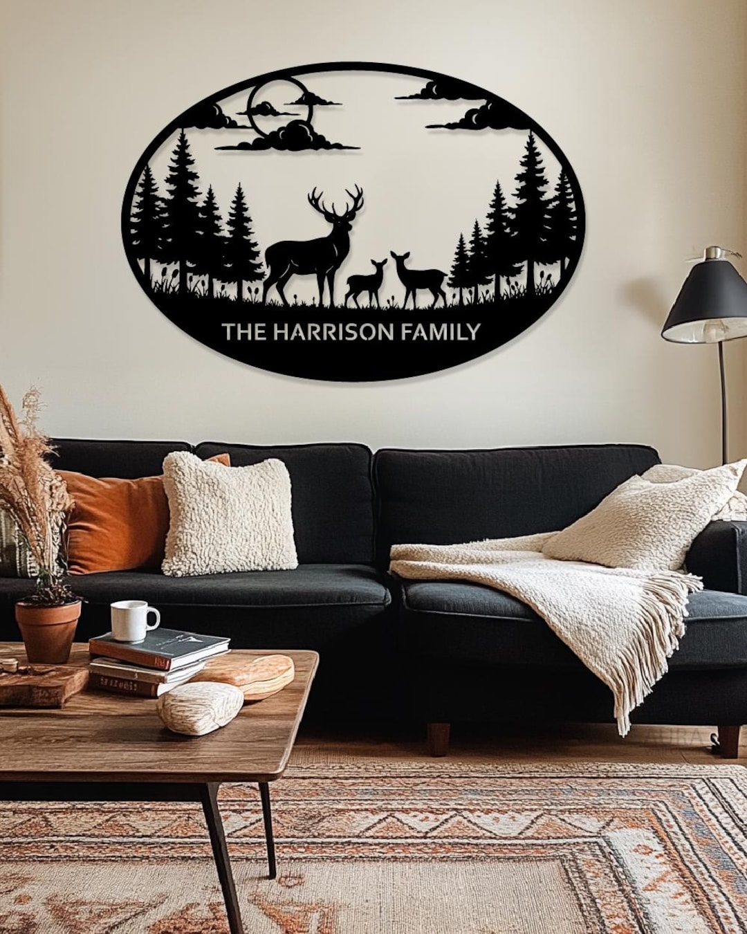 Personalized Deer Metal Sign, Outdoor Hunting Decor, Deer Hunter Gift ...