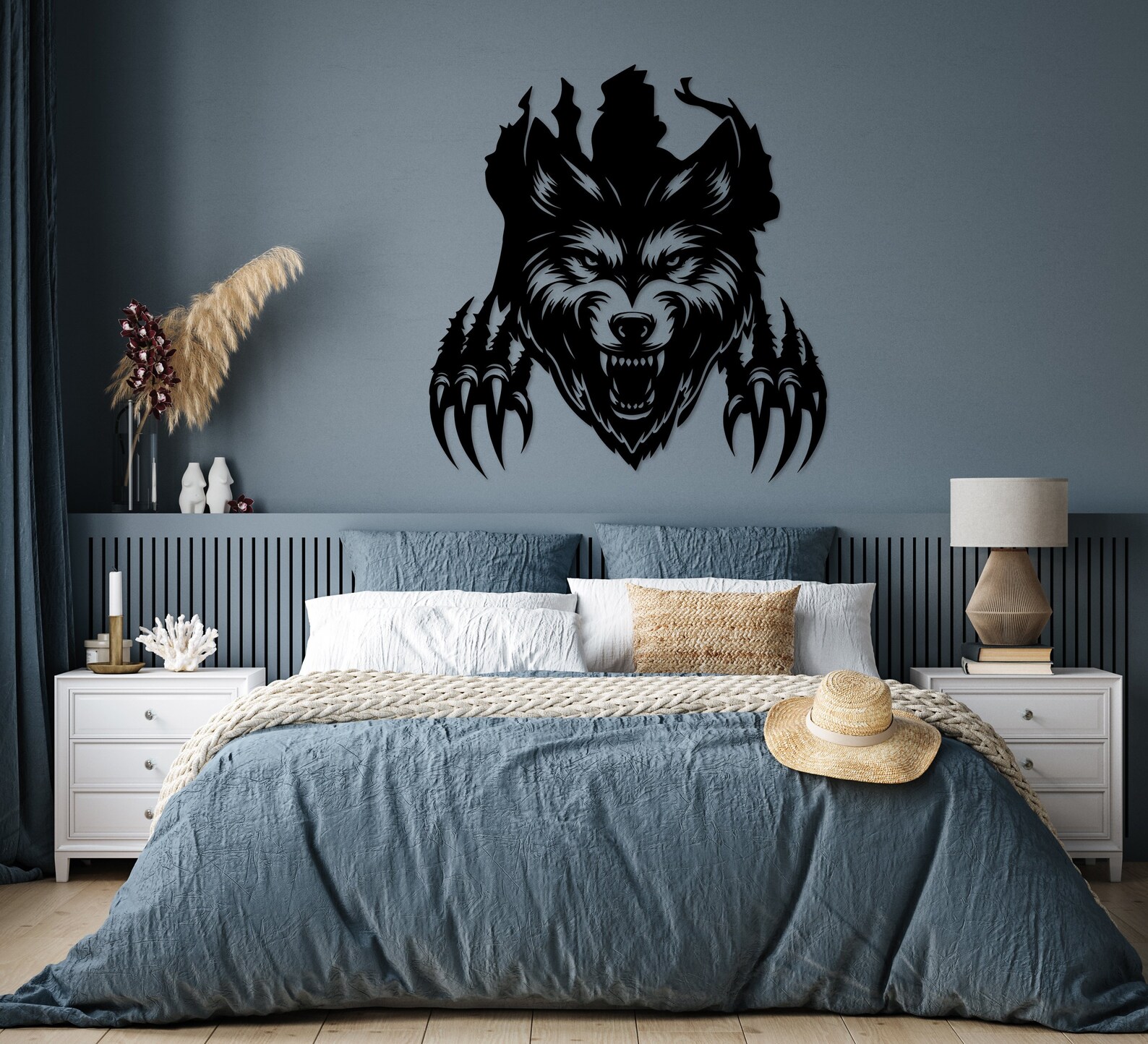 Wolf Metal Wall Art, Wolf Wall Decor, Wolf Gifts, Metal Wall Decor ...