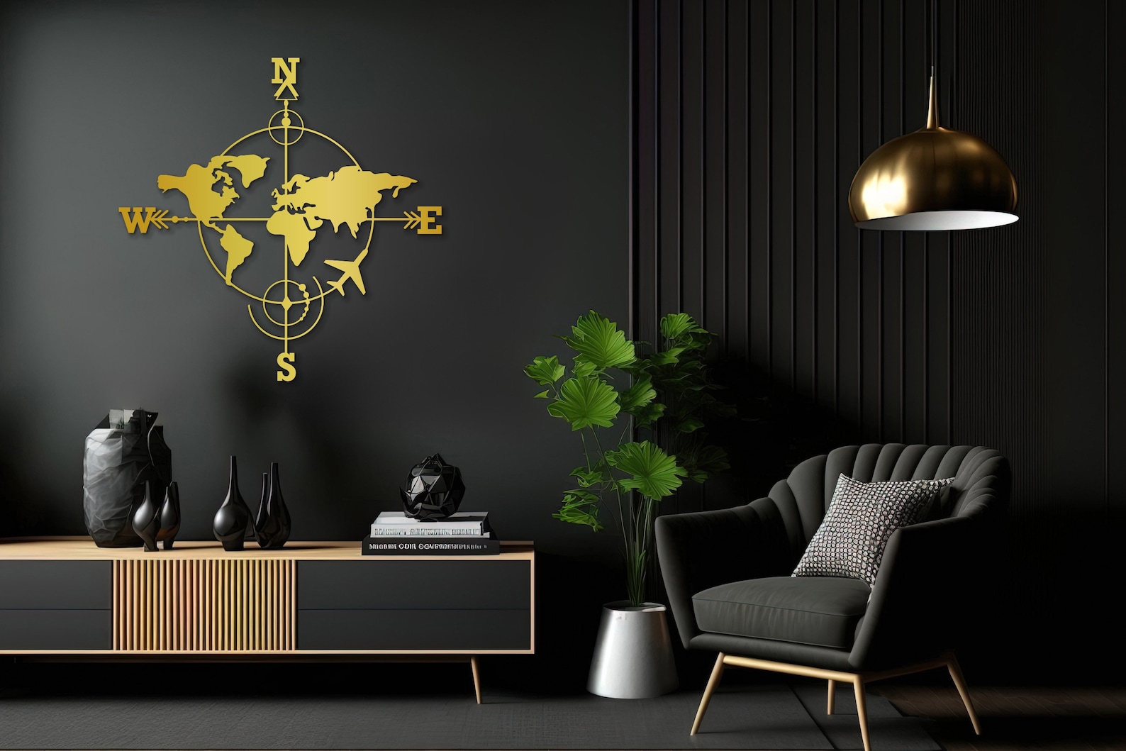 World Map Wall Art, World Map Art, Metal World Map Wall Art, Office ...