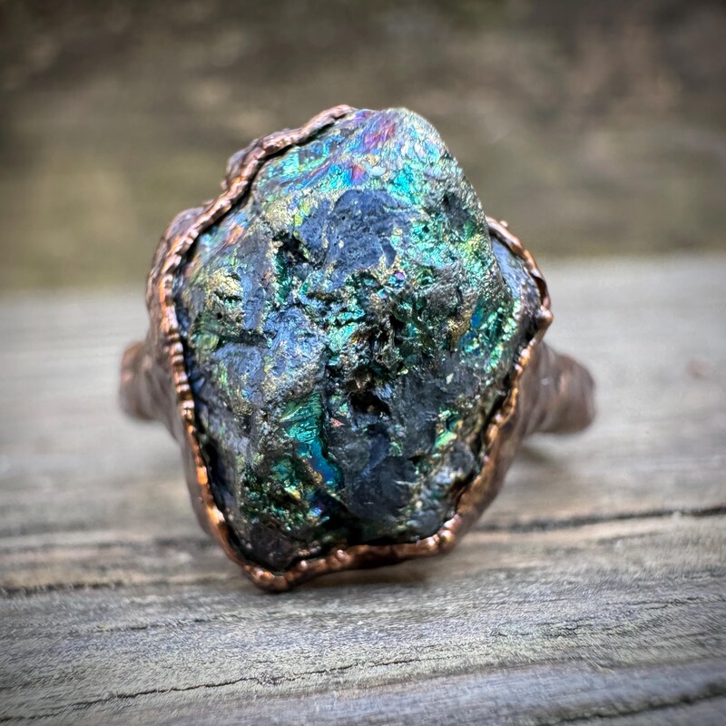 Raw Crystal Ring - Etsy