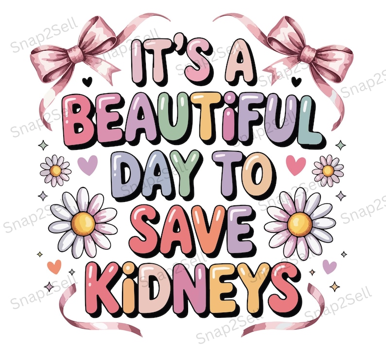 Kidney Donor Awareness PNG: Retro Groovy Design (digital Download) - Etsy