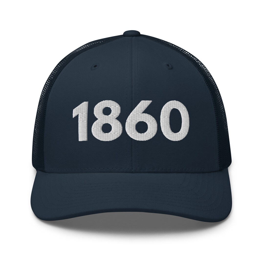 1860 Embroidered Golf History Mesh Trucker Hat Golf Hat for Him Gift ...