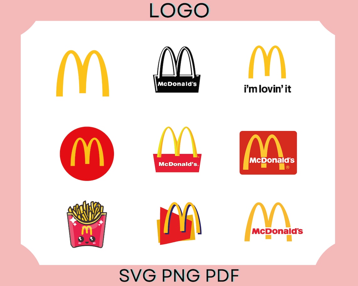 Mcdonalds Svg, Mcdonalds Png, Mc Donalds Svg, Fast Food Svg, Sticker ...