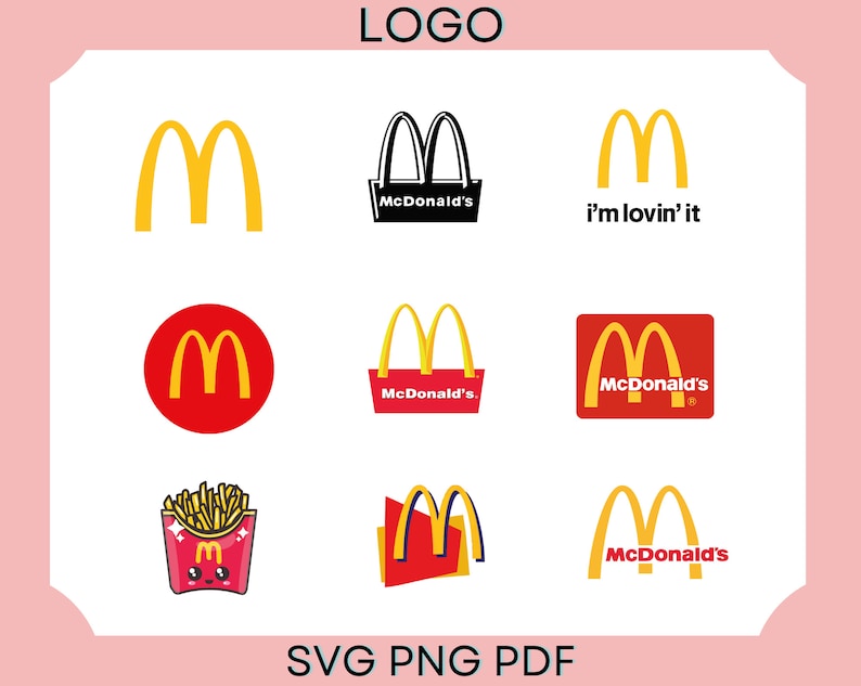 Mcdonalds Svg, Mcdonalds Png, Mc Donalds Svg, Fast Food Svg, Sticker ...