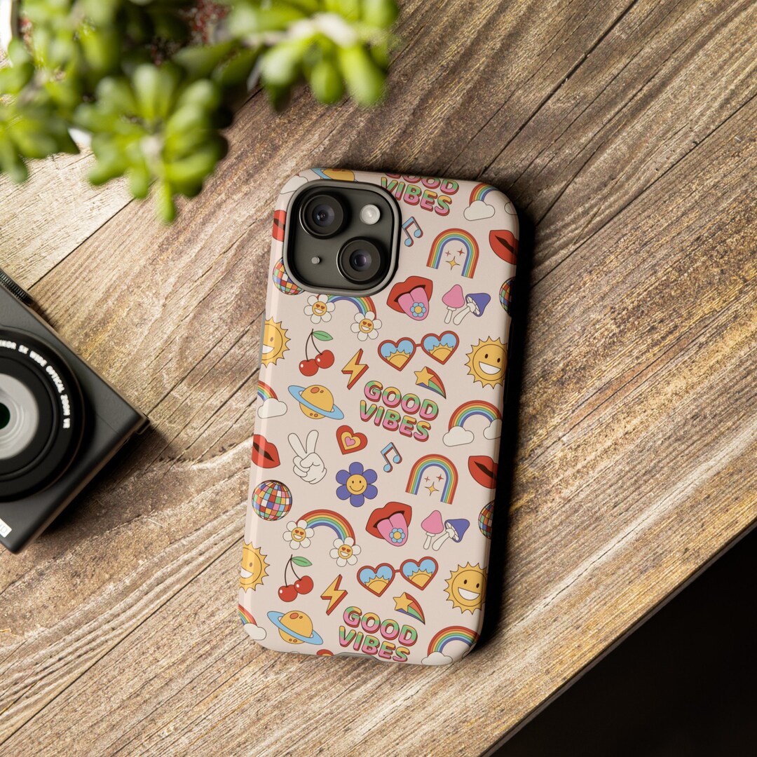 Retro Hippie Phone Case, Retro Style Smartphone Case, Iphone, Pixel ...
