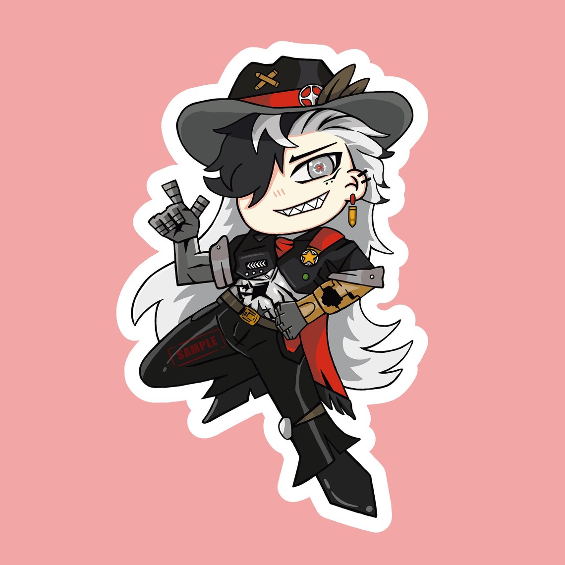 Honkai Star Rail Boothill Vinyl Sticker PREORDER - Etsy